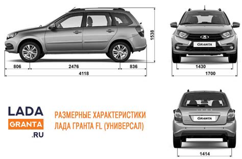 Универсал Лада Гранта ФЛ техническая характеристика