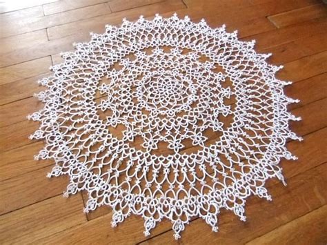 Tatted Doily Visual E Pattern Lace E Pattern Tatting Frivole Pattern Pdf Digital Download Pdf