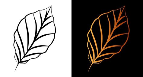Simple Stencil Designs Leaf