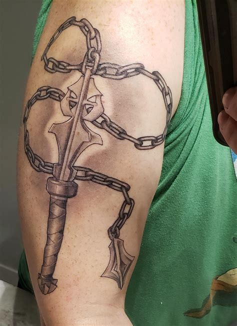 My Morning Star Whip Tattoo R Castlevania