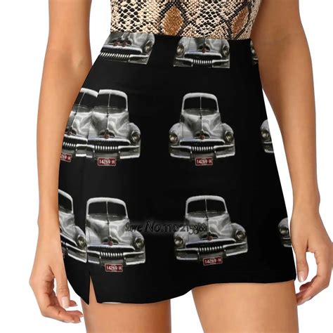 The Grey Women Mini Skirt Two Layers With Pocket Skirts Sport Fitness