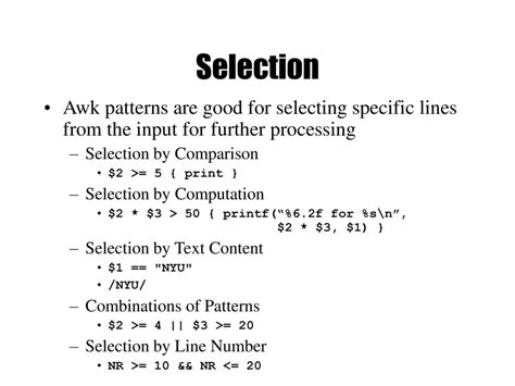 Lecture 5 Awk And Shell Ppt Download