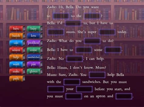 Go Getter 4 Unit 2 2 I Have To Help Mum Complete The Sentence