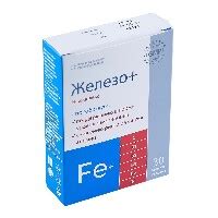 Железо+в-комплекс 30 шт. капсулы массой 0,45 г - цена 214 руб., купить ...