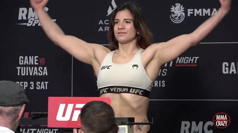 Ufc Paris Official Weigh Ins Ailin Perez 1445 Stephanie Egger
