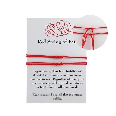 2 8 Pcs Red String Bracelet 7 Knots Kabbalah Protection Good Luck