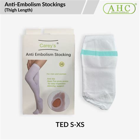 Anti Embolism Stockings Thigh Length Ted S Ahc Medical Supplies