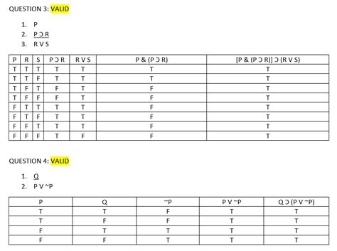 [solved] section 4 provide a truth table to show whether the following