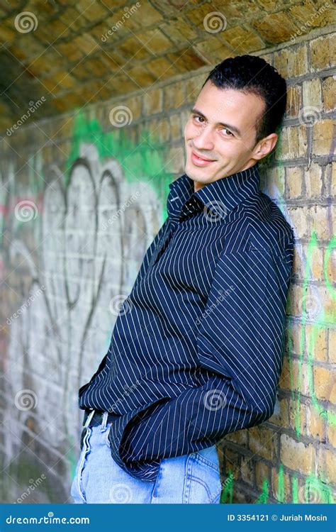 Man In Casual Clothes Outdoor Stock Image Image Of Adult Model 3354121
