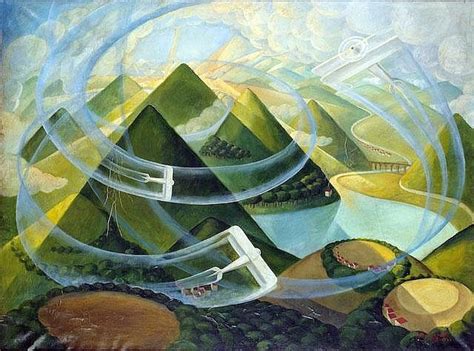 Sold At Auction Alessandro Bruschetti Acrobazie Tra Monti E Laghi 1933 Oil On Canvas