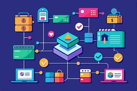 A Vibrant Digital Display Showcases Various Financial Elements Including Charts And Data
