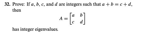 solved 32 prove if a b c and d are integers such that a