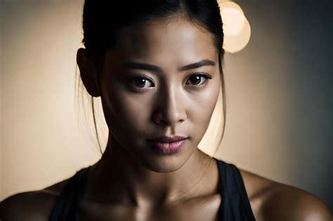 Premium Ai Image Beauty And Sporty Woman In Gym