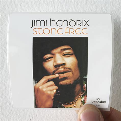 Jimi Hendrix Stone Free Album Cover Sticker