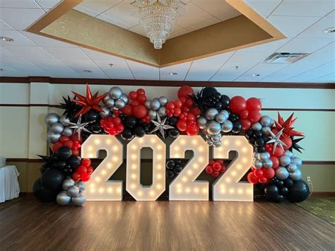 Graduation Balloon Marquee Backdrop 2022 Graduation Balloons