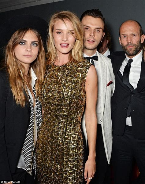 Life And Soul Of The Party Rosie Huntington Whiteley Showers Beau
