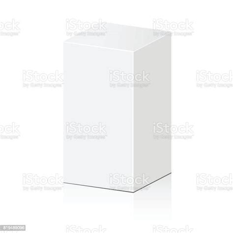 白色產品紙板包裝盒孤立在白色背景上的插圖類比了範本準備好您的設計向量 Eps10向量圖形及更多健保和醫療圖片 健保和醫療 包裝品 包裹