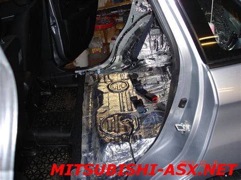 Шумоизоляция багажника и задних сидений Авто клуб Mitsubishi Asx