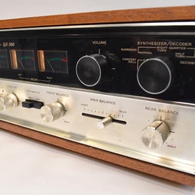Sansui Qs Channel Quadrophonic Rear Amplifier Decoder Reverb
