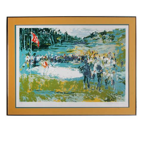 Leroy Neiman Leroy Neiman Tournament Golf Serigraph For Sale At