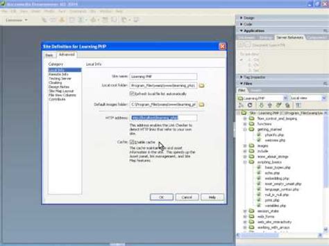 Php Tutorial Php Editor Dreamweaver Part Youtube