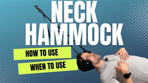 How To Use The Neck Hammock Peak Form Health Center