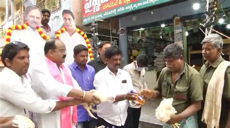 Watch Ahead Of Kcrs National Party Launch Trs Leader Distributes