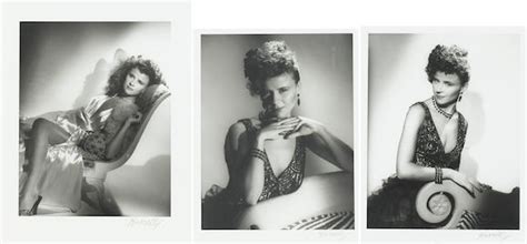Bonhams A Group Of Three George Hurrell Photographs Of Tracey Ullman