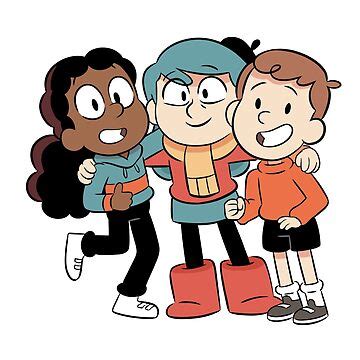 Hilda Netflix Hugging Cute Frida And David Poster For Sale By Rb