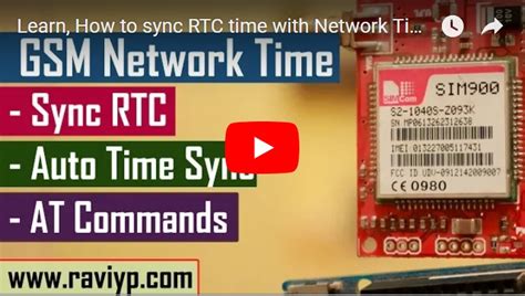 GSM Network Time Synchronization For RTC Using AT CLTS Command