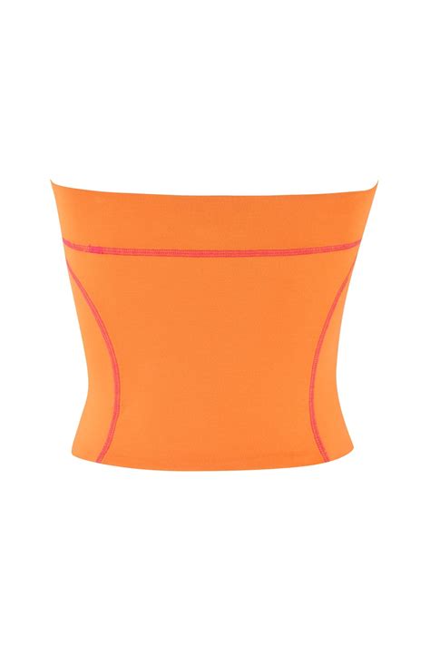 Blare Boob Tube Orange Iamgia