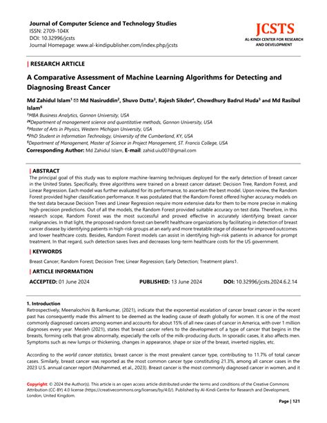 Pdf A Comparative Assessment Of Machine Learning Algorithms For Detecting And Diagnosing