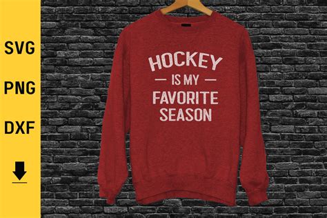 Hockey Is My Favorite Season Svg Graphic By Boom Spider Blue
