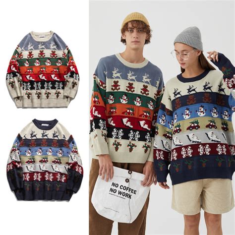 เสื้อสเวตเตอร์คริสต์มาสไหมพรมเกาหลี Premium Christmas Style Sweater