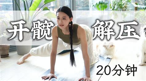 20分钟 开髋解压 零基础瑜伽跟练 缓解髋部紧张 温养内脏器官 释放负面情绪 20min Hip Opening And Stress