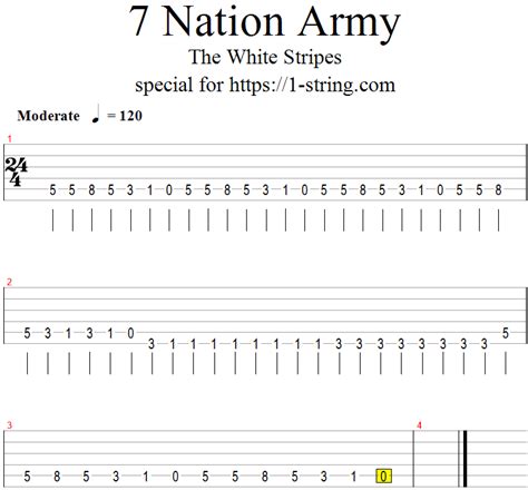 Seven Nation Army Sheet Music Clarinet Edition Top Defense Systems