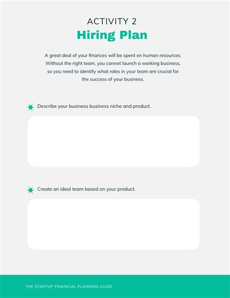 Startup Financial Planning Workbook Template Visme
