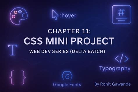 webdevelopment css frontend javadevelopment deltabatch shraddhadidi… rohit gawande