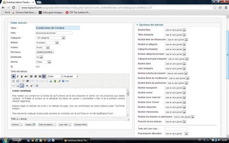 Gestor De Artículos Joomla 25 Foro Webempresa
