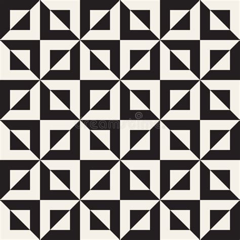 Vector Seamless Pattern Repeating Geometric Elements Stylish Background Design Stock Vector
