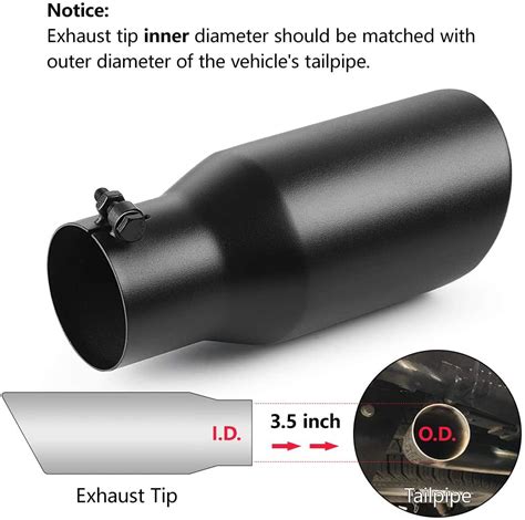 Buy A Karck Exhaust Tip 35 Inch Inlet 35 Inlet 5 Outlet 12 Long