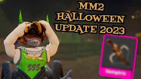 Mm2 Halloween Update Youtube