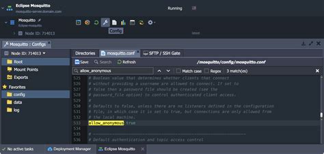 Eclipse Mosquitto MQTT Server Virtuozzo Dev Docs