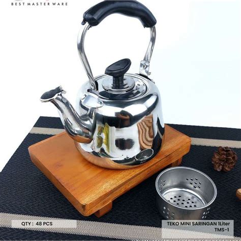 Jual Teko Mini Saringan 1 Liter Teko Mini Stainless Saringan