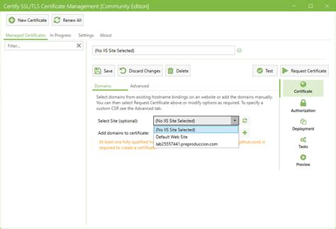 Let S Encrypt En Windows Certbot Y Certify ICM