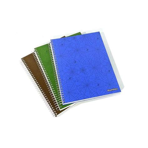 Cuaderno Espiralado Escolar 21x27 Cm AZUL Rayado X100 Hojas Tapa Dura