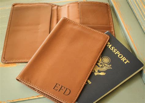 Personalized Leather Passport Case From Engravemethis