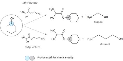 Trans Esterification Reaction Between Cyclohexanol And Ethyl Or Butyl Download Scientific