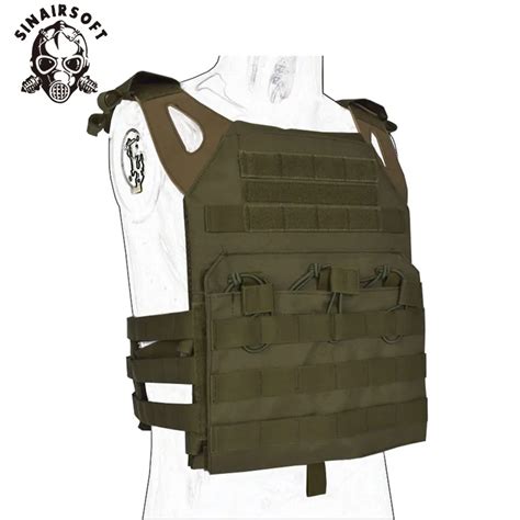 Tactical Jpc Vest Body Armor Plate Carrier Molle Military Army Vest