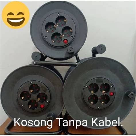 Jual Gulungan Kabel Roll Muat 25m Box Kabel Kosongan Tanpa Kabel